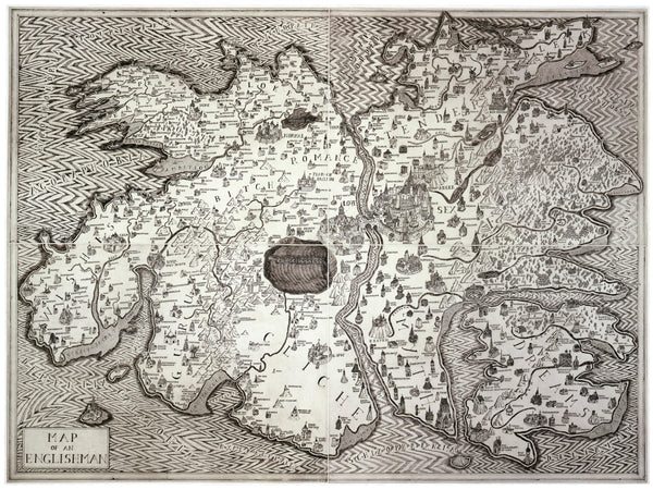 Grayson Perry "Map of an Englishman" – Oliver Clatworthy Fine Art