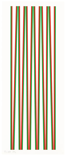 Bridget Riley "Elongated Triangles 2" – Oliver Clatworthy Fine Art