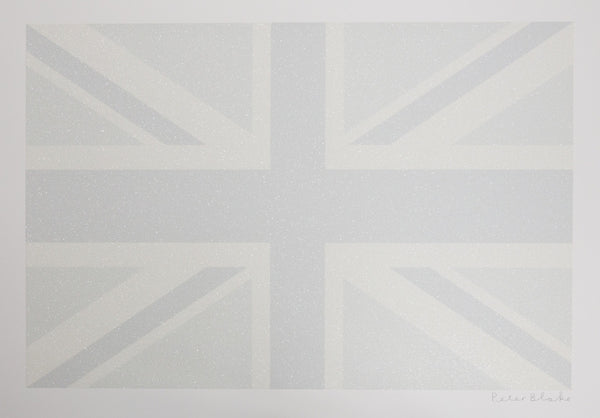 Peter Blake "Union Flag" Grey – Oliver Clatworthy Fine Art